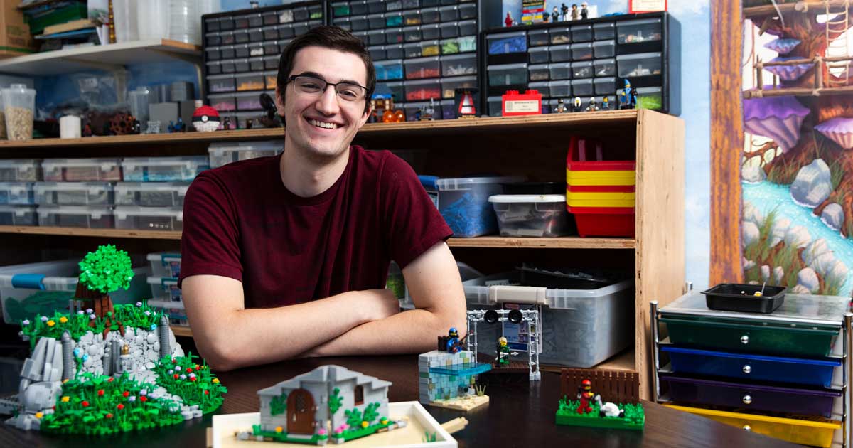 The Story Behind Grant Davis' LEGO Pop-up Book | George Fox